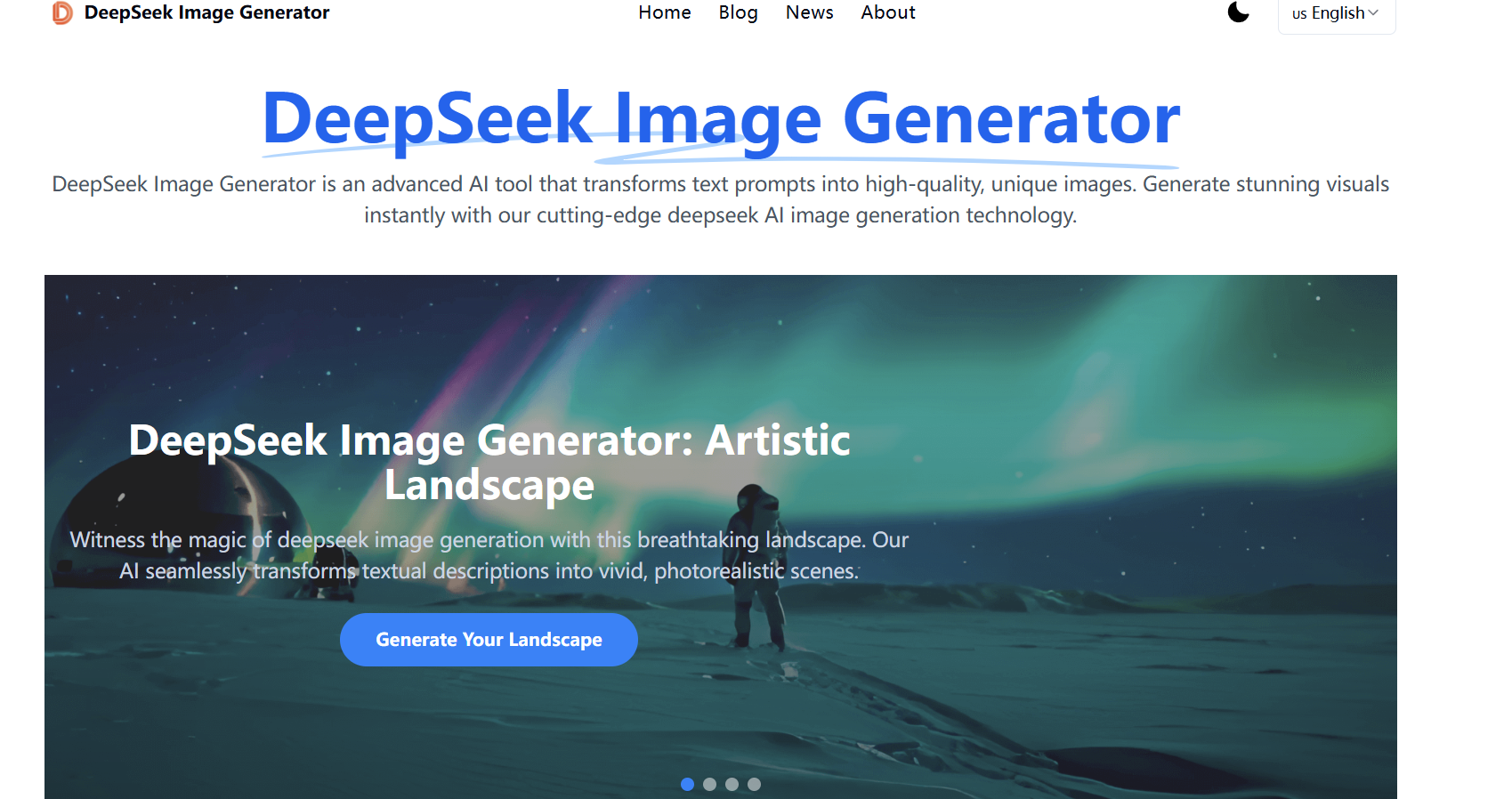 DeepSeek Image Generator - AI-Powered Image Creation Tool